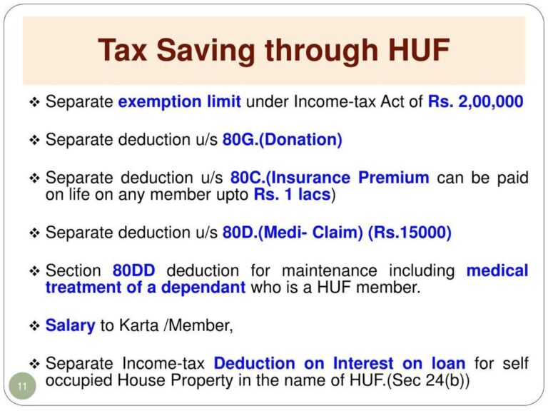 Create HUF To Save Tax And Other Important Aspects Of HUF Under Income